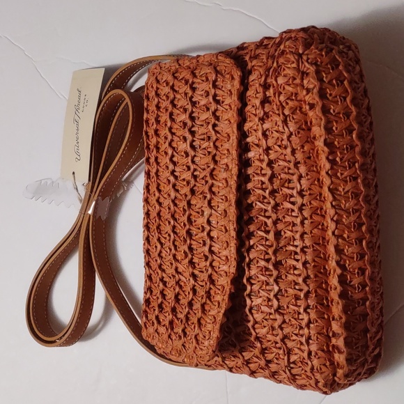 Universal Thread | Bags | Nwt Universal Thread Brown Weaved Purse ...